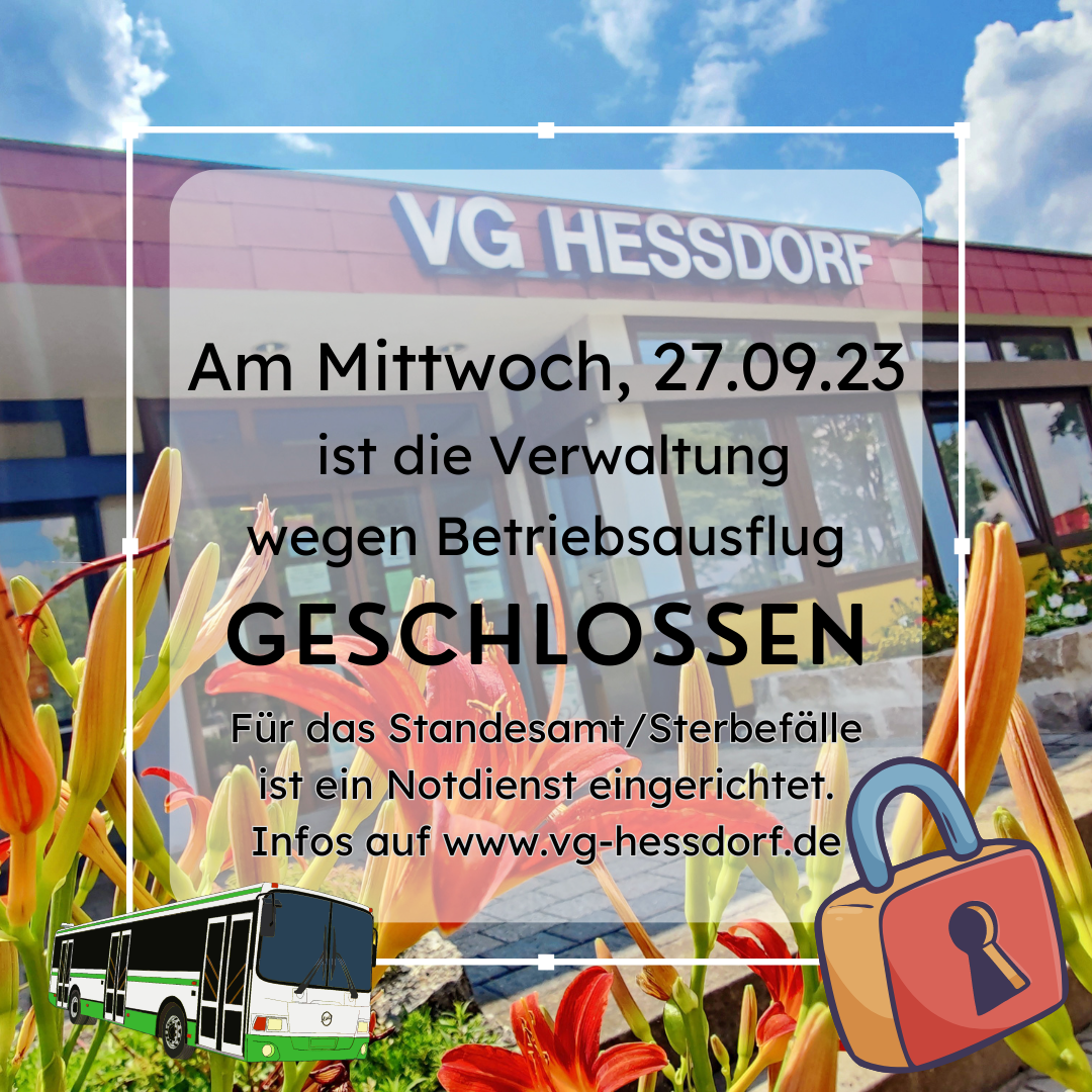 Die Verwaltung ist am 27.09.2023 geschlossen - 2023-09 - 2023 ...